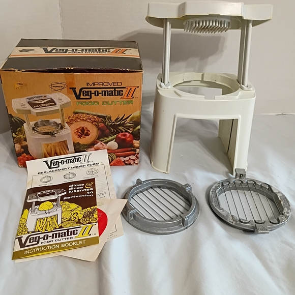 veg o matic | Other | Ii Food Cutter Classic White Veg O Matic | Poshmark